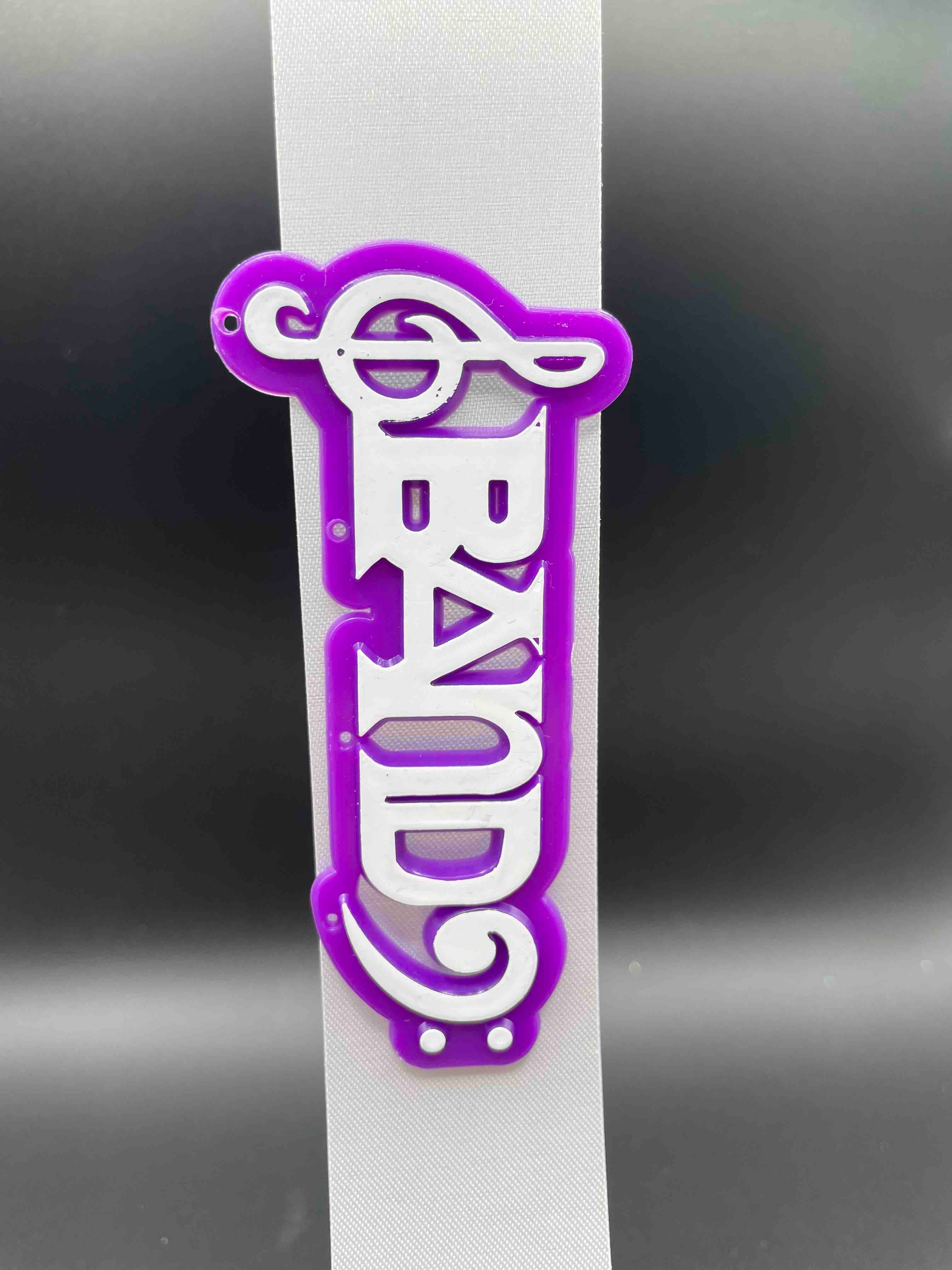 Band Trinket, Purple & White - Classic Trinket – Hill Country Mum Kits